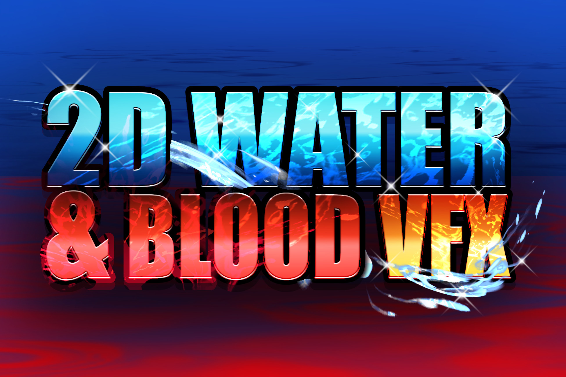 2D Water & Blood - Liquid VFX | VFX Particles | Unity Asset Store