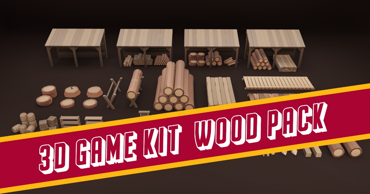 3D Game Kit-Wood Pack | 3D Exterior | Unity Asset Store