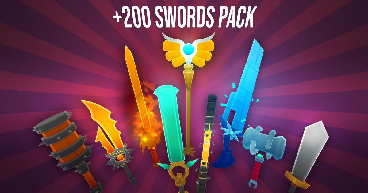 ⚔Swords MegaPack +200 Swords⚔ | 3D Weapons | Unity Asset Store