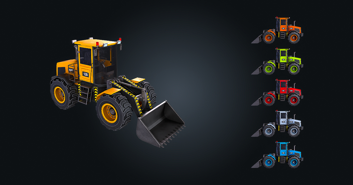 Vehicle Loader V1 – Construction | Game Ready PBR | Built-In & URP ...