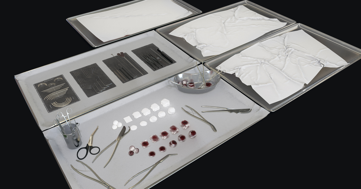 Morgue: Surgical Inventory | 3D Props | Unity Asset Store