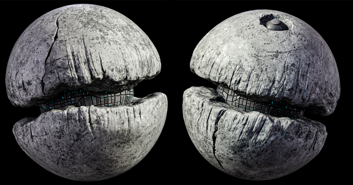 Death Moon Space Station | 3D Sci-Fi | Unity Asset Store
