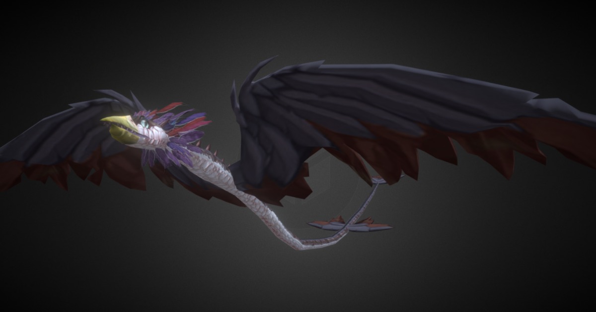 Small Amphipteran Wind | 3D Creatures | Unity Asset Store
