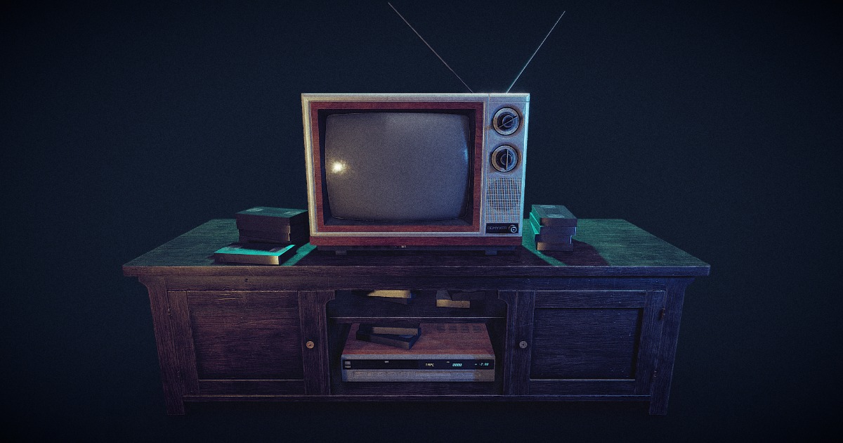 TV Set 80s - Pack | 3D Electronics | Unity Asset Store