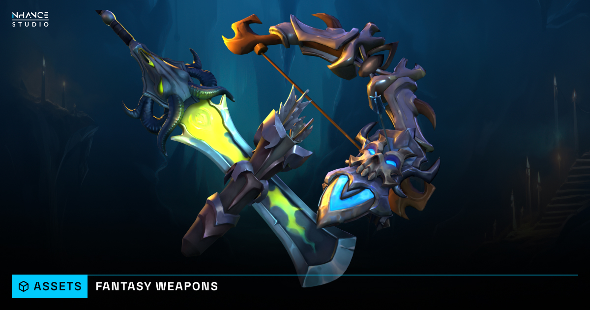 Stylized Fantasy Weapons Pack #2 | 3D 武器 | Unity Asset Store