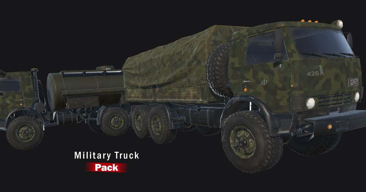 Military Truck Pack | 3D Characters | Unity Asset Store