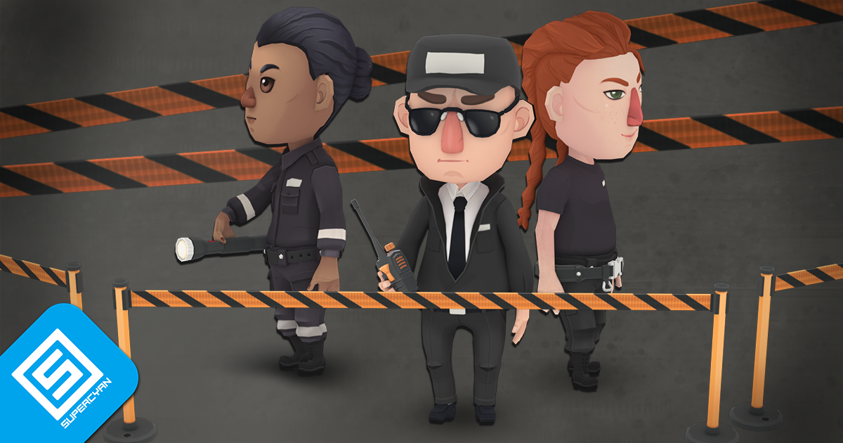 Character Pack: Security Guards | 3D Humanoids | Unity Asset Store