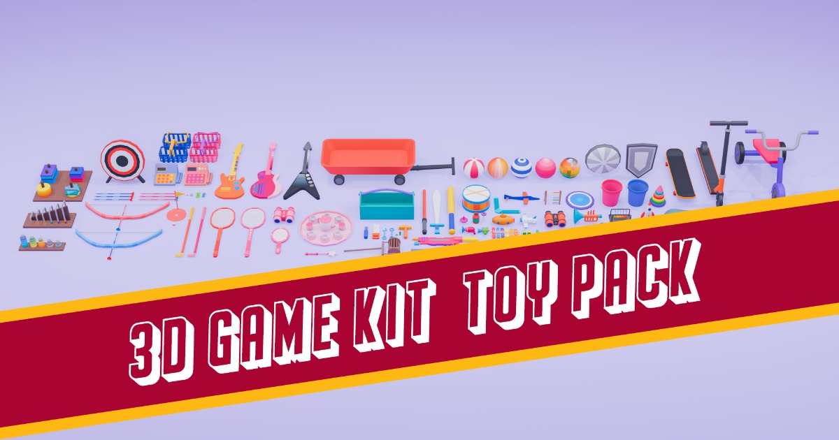 3D Game Kit-Toy Pack | 3D Props | Unity Asset Store