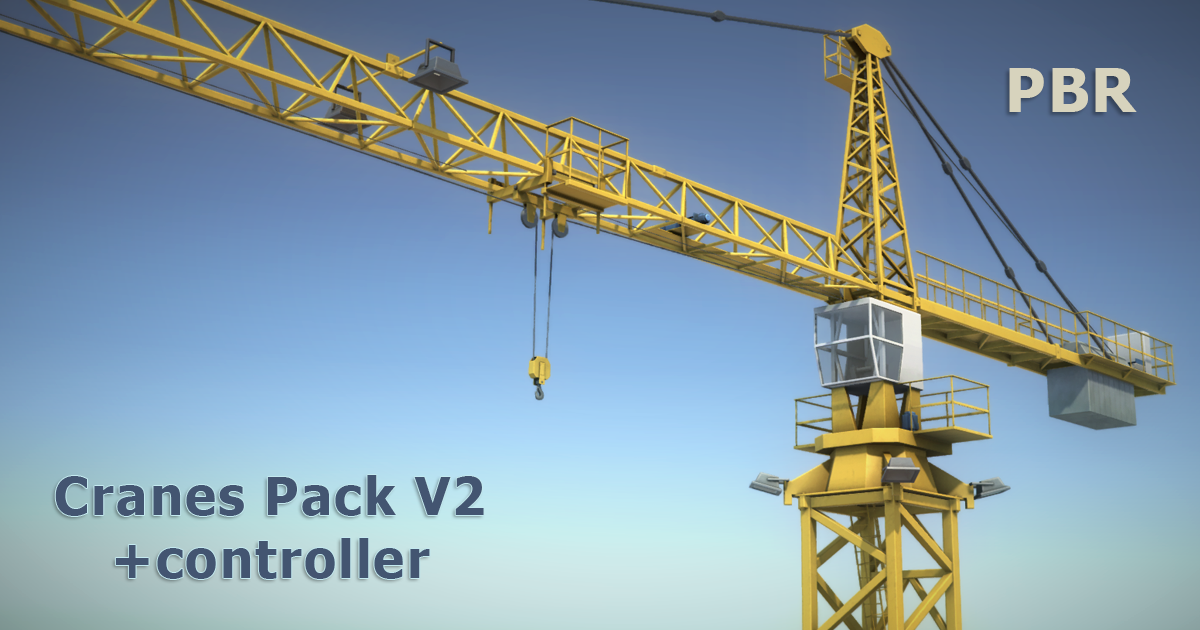 Cranes | 3D Industrial | Unity Asset Store