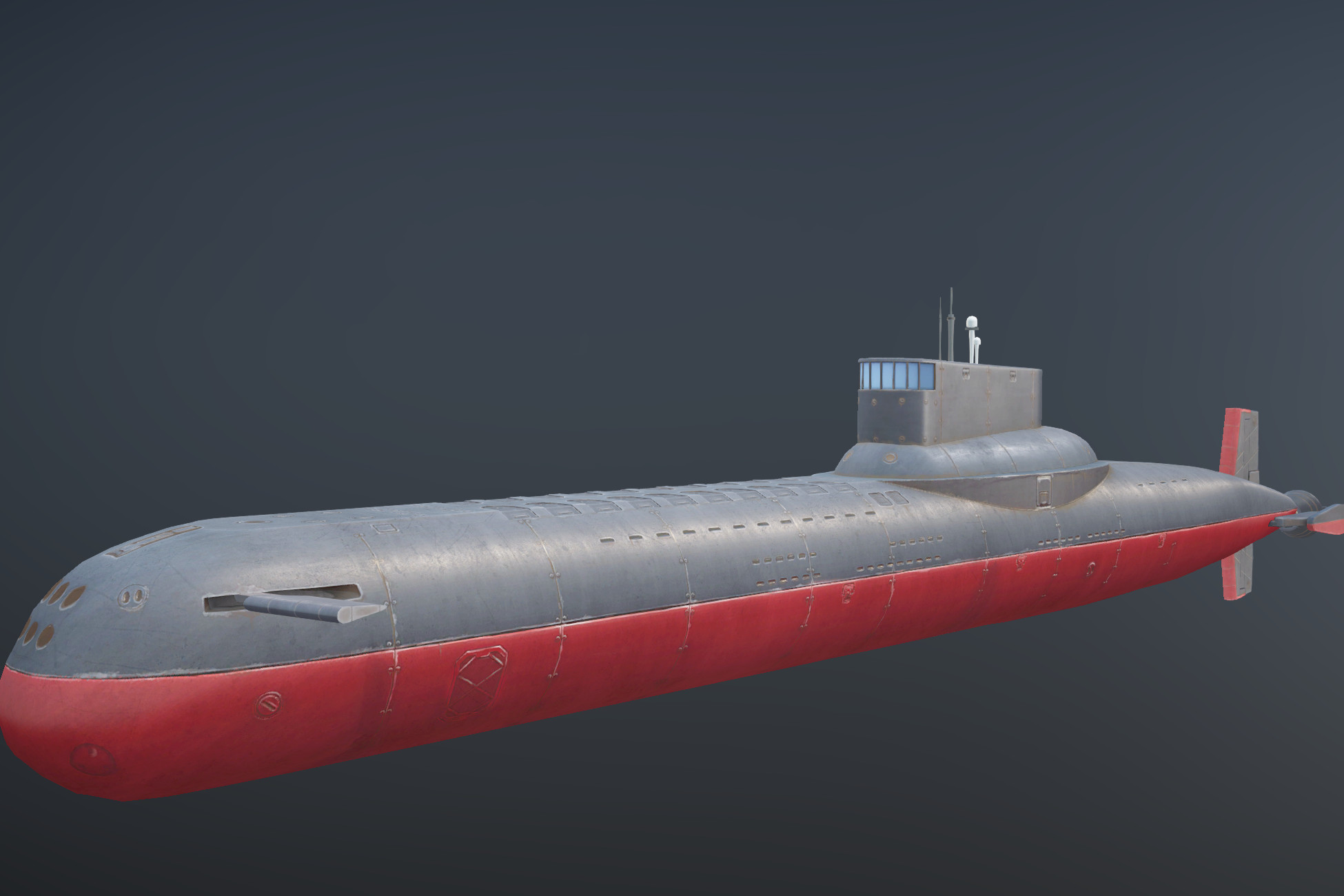 Submarine Hand-Painted | 3D Sea | Unity Asset Store