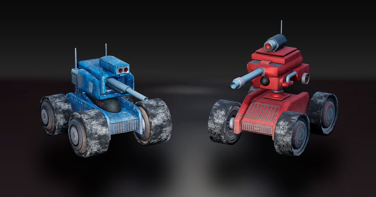 Two Mobile Battle Mechs | 3D Robots | Unity Asset Store