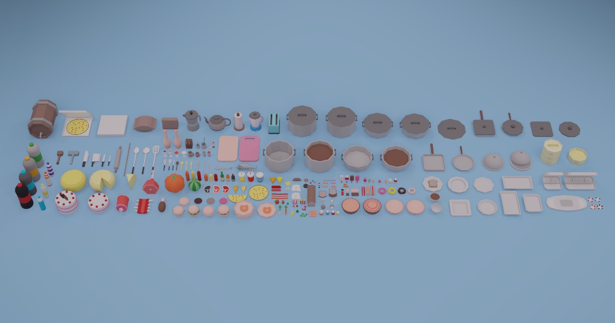 3D Game Kit-Food Pack | 3D Props | Unity Asset Store