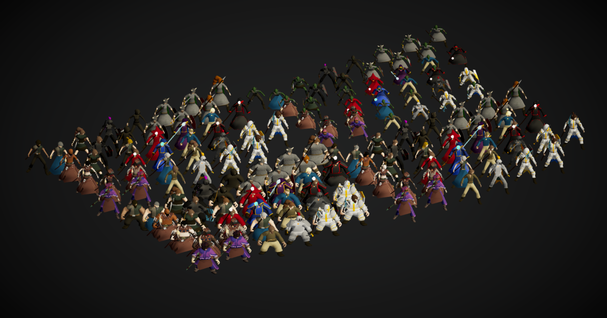 Medieval Fantasy - Customizable Characters (Expansion Bundle ...