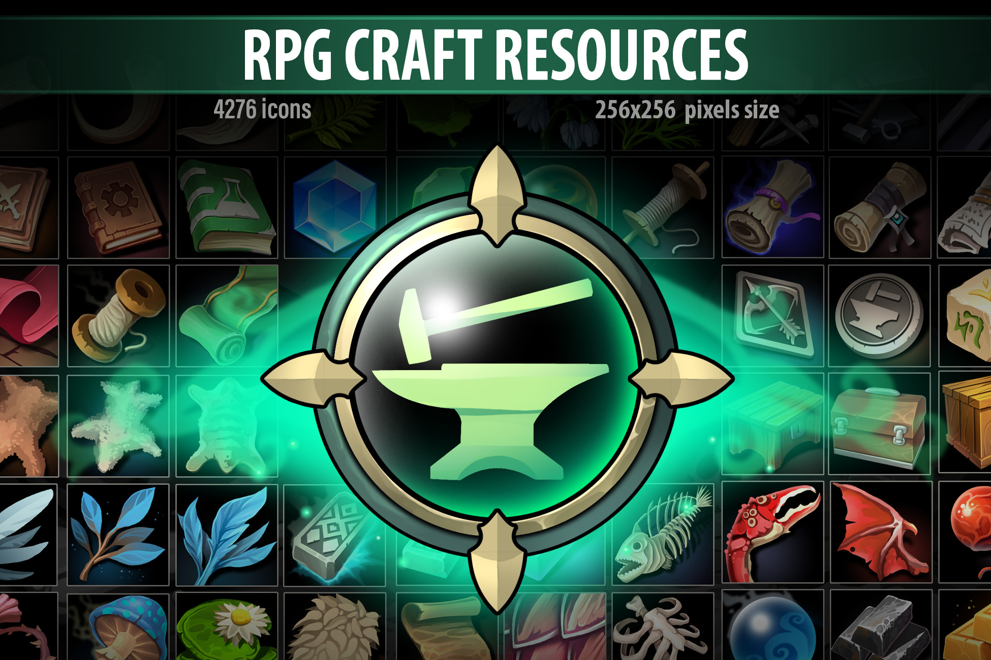 RPG Craft Resources | 2D 아이콘 | Unity Asset Store