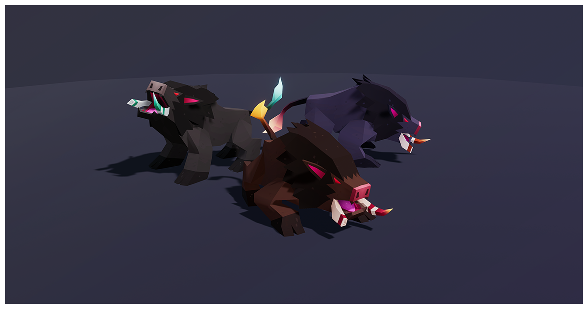 Toon Wild Boar | 3D Characters | Unity Asset Store