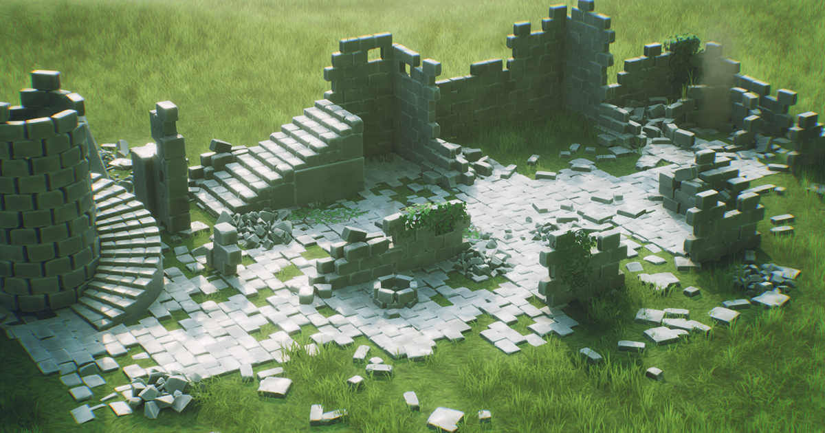 Stylized Castle Ruins Asset Pack | 3D Fantasy | Unity Asset Store Stylized Castle Ruins Asset Pack | 3D Fantasy | Unity Asset Store