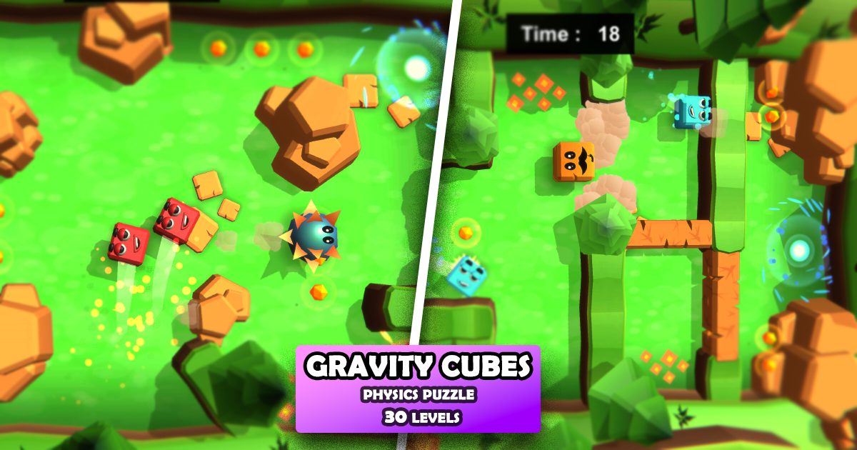 Cubes Gravity 3D - Game Template | Packs | Unity Asset Store