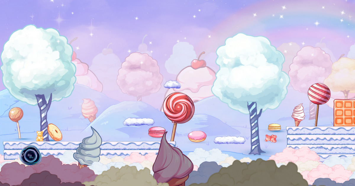 2D Platformer Candy Paradise | 2D Environments | Unity Asset Store