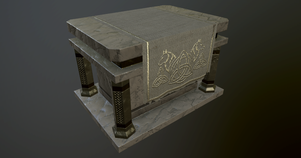 Stone table vol 4 | 3D Interior | Unity Asset Store