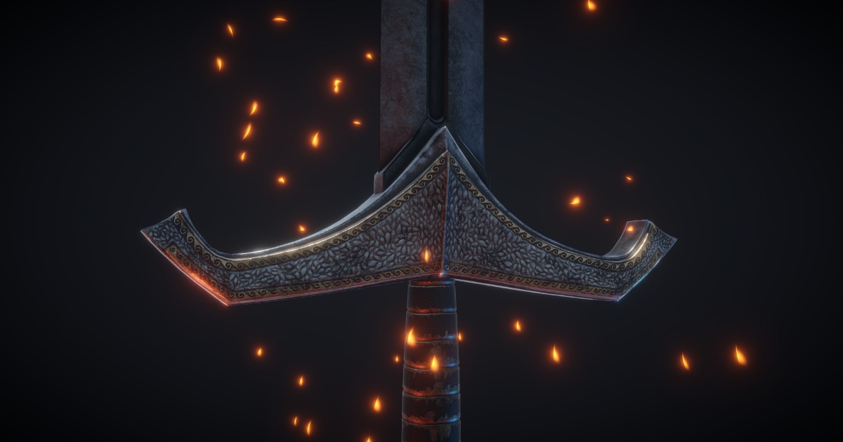 3D Classic Sword - Shadowsteel Broadsword | 3D Weapons | Unity Asset Store