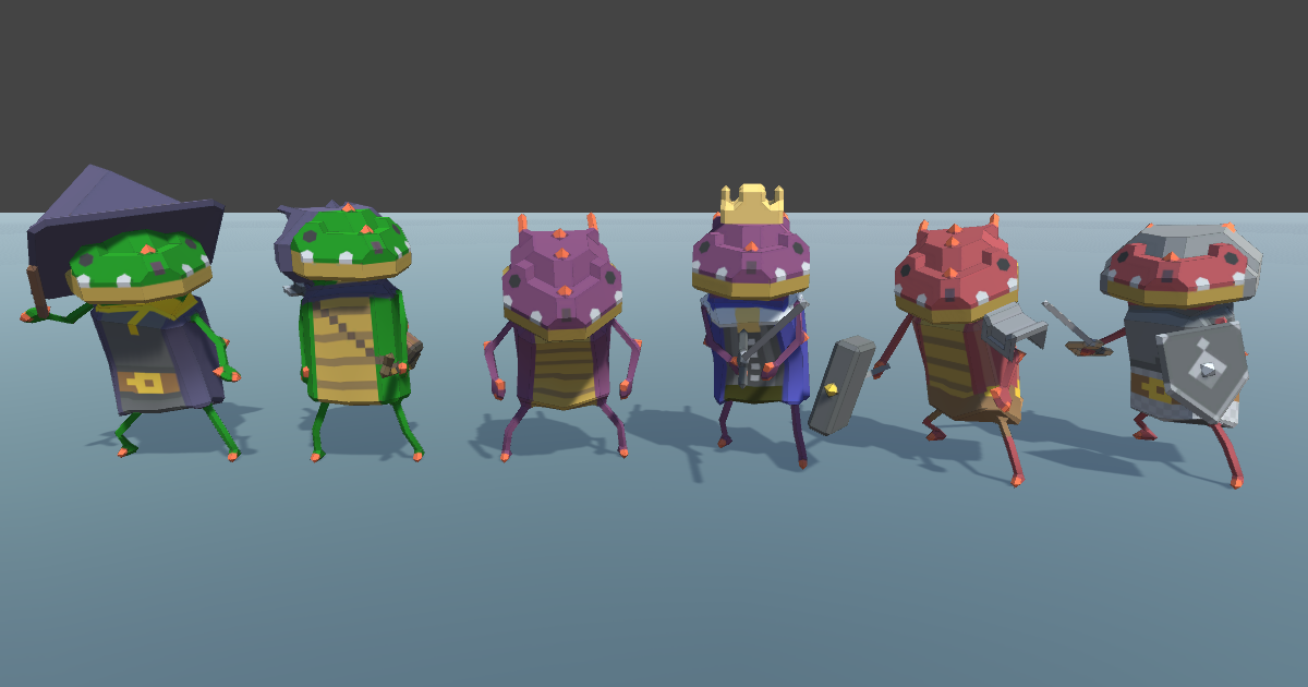 Voxel-like 3D Low Polygon Characters 7th | Characters | Unity Asset Store