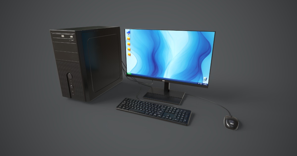 Modern Computer | 3D Electronics | Unity Asset Store