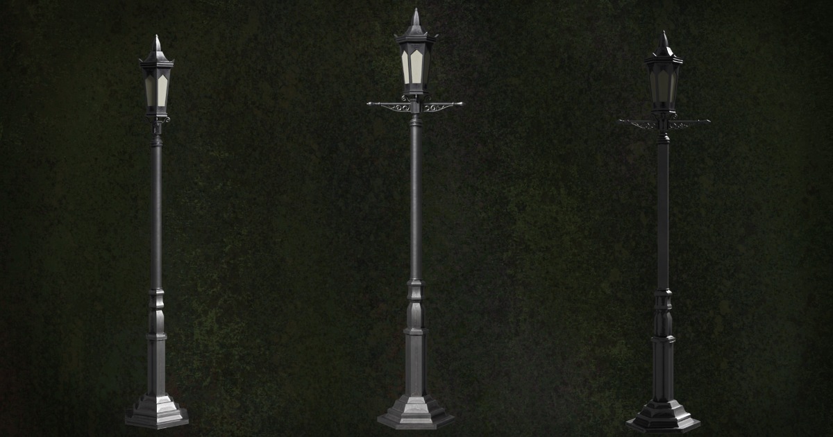 Lamp Street Series LumixLu N2 | 3D Exterior | Unity Asset Store