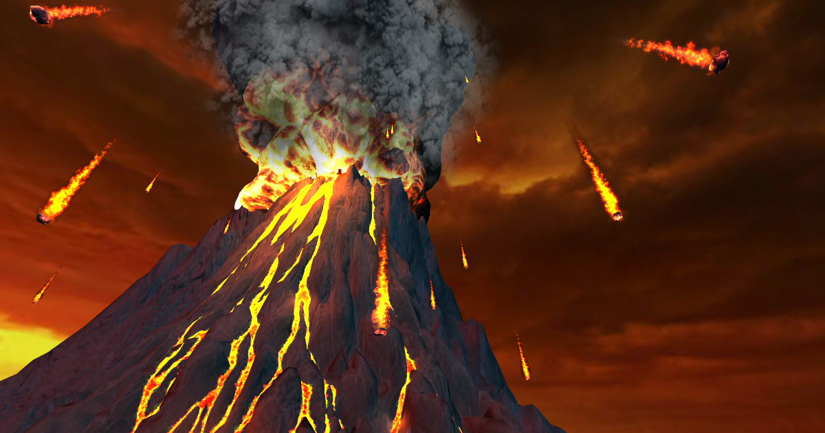 Volcanic Explosion | 3D Landscapes | Unity Asset Store