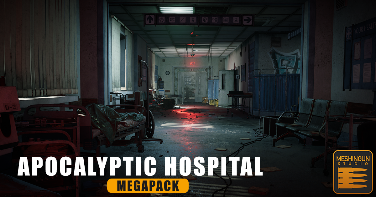 Apocalyptic Hospital | 3D Industrial | Unity Asset Store
