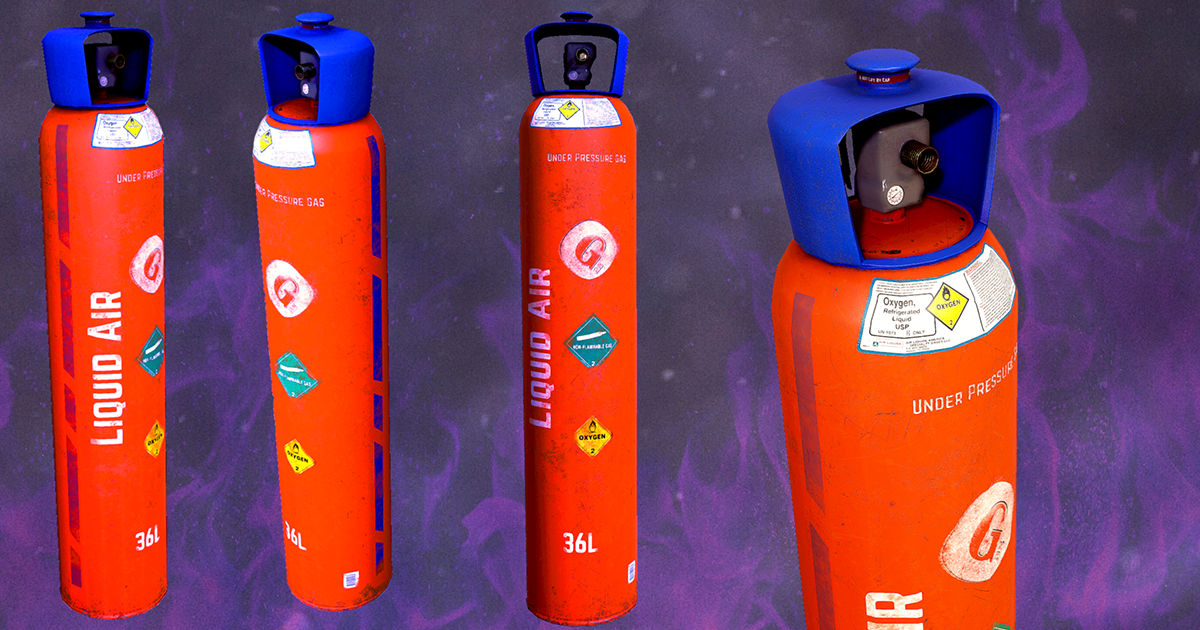 Air Tank - Gas Tank | 3D Props | Unity Asset Store
