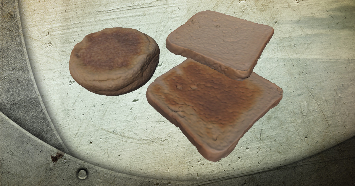 Scanned Toasts | 3D 음식 | Unity Asset Store