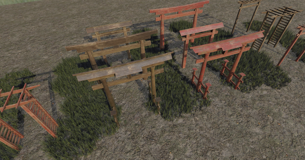 Asian Torii Gate | 3D 외부소품 | Unity Asset Store