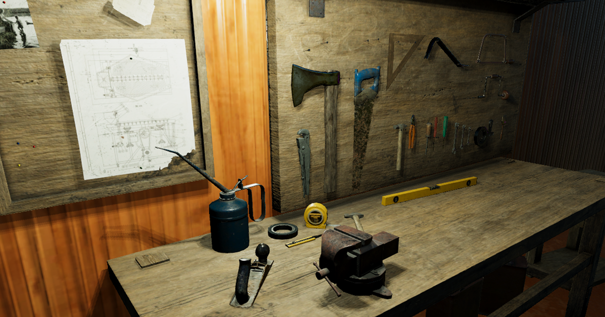 Workbench With Tools | 3D Tools | Unity Asset Store
