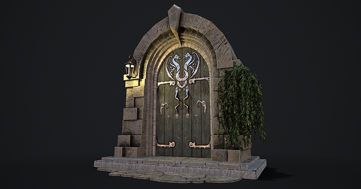 Medieval Door | 3D Fantasy | Unity Asset Store