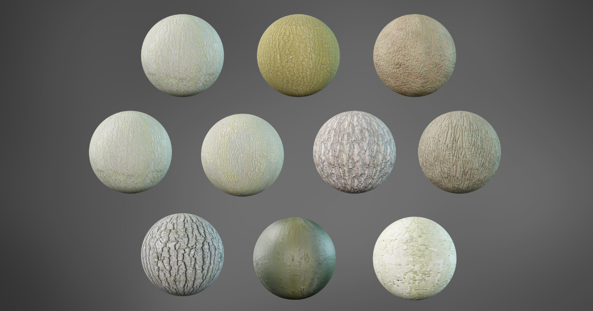 Bark Materials | 2D Nature | Unity Asset Store