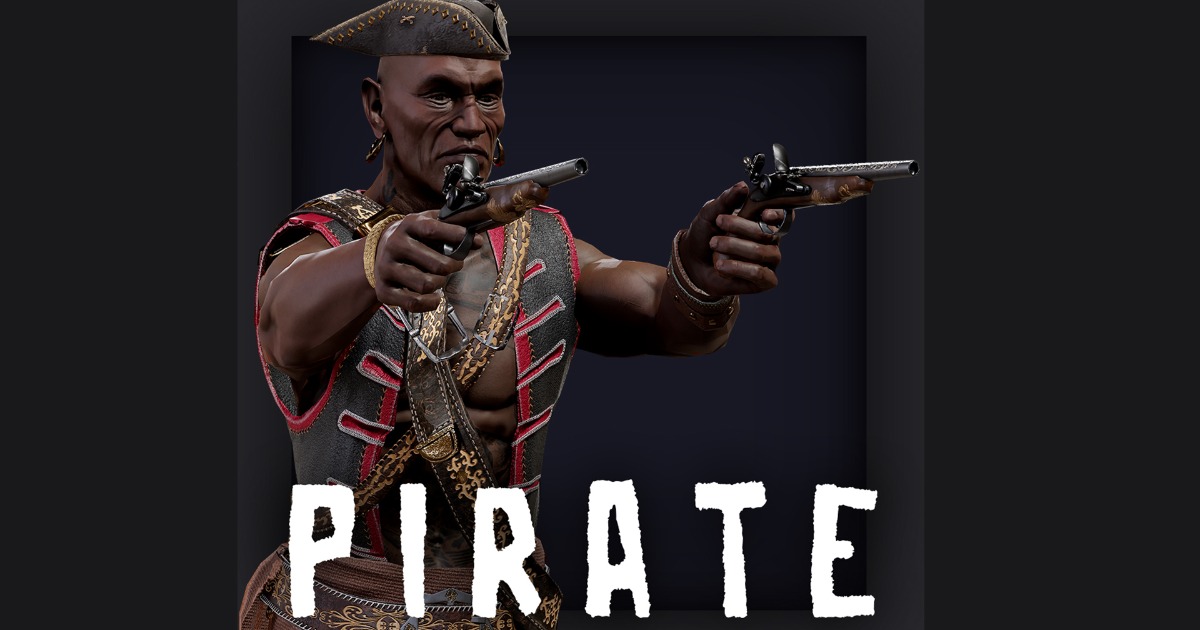 PIRATE R7 | 3D Creatures | Unity Asset Store