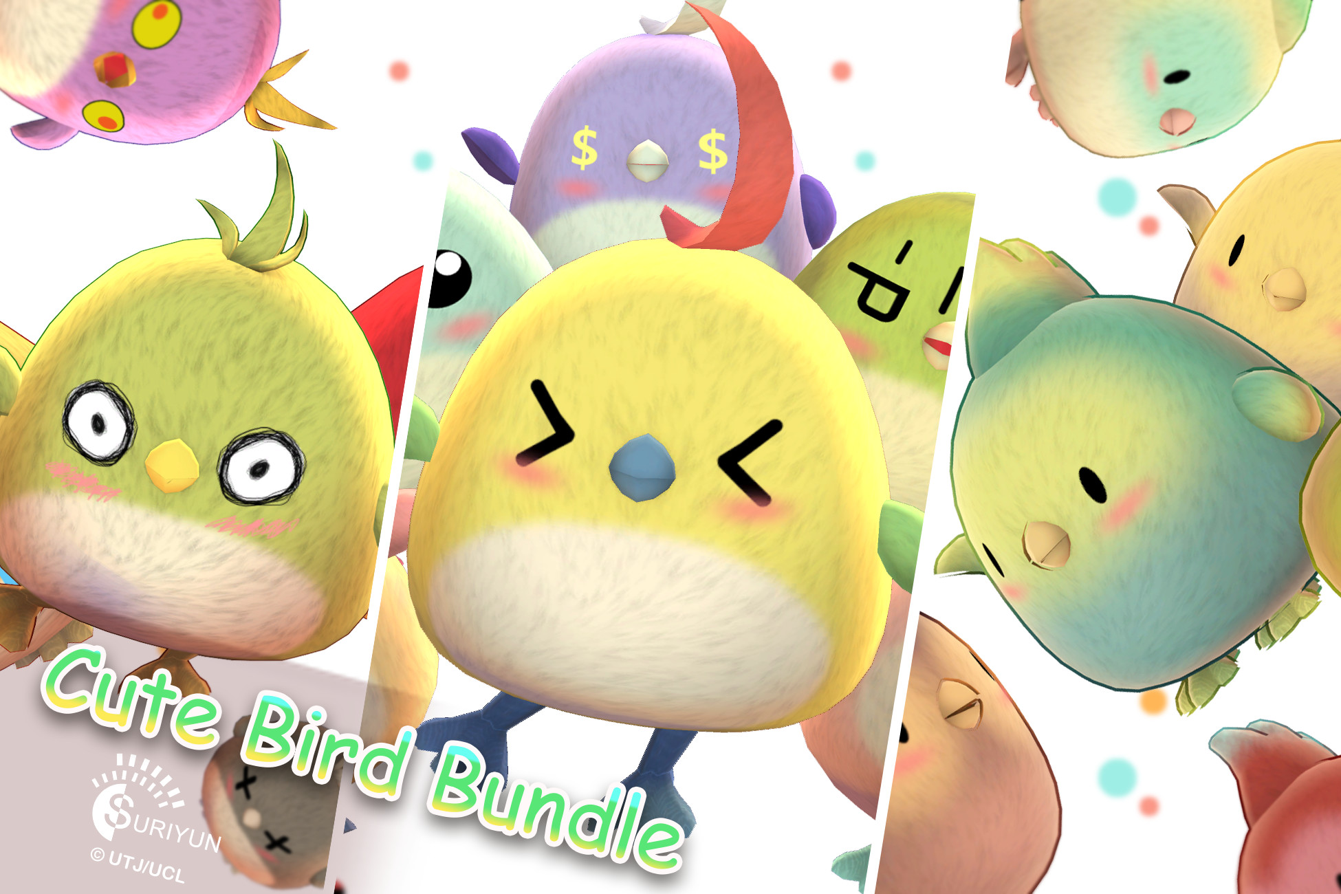 Cute Bird Bundle | 캐릭터 | Unity Asset Store