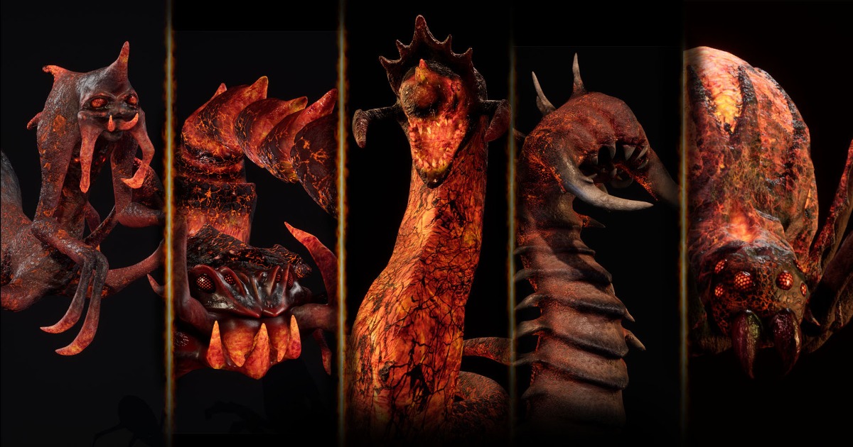 Hell demonic monsters pack | 3D Creatures | Unity Asset Store