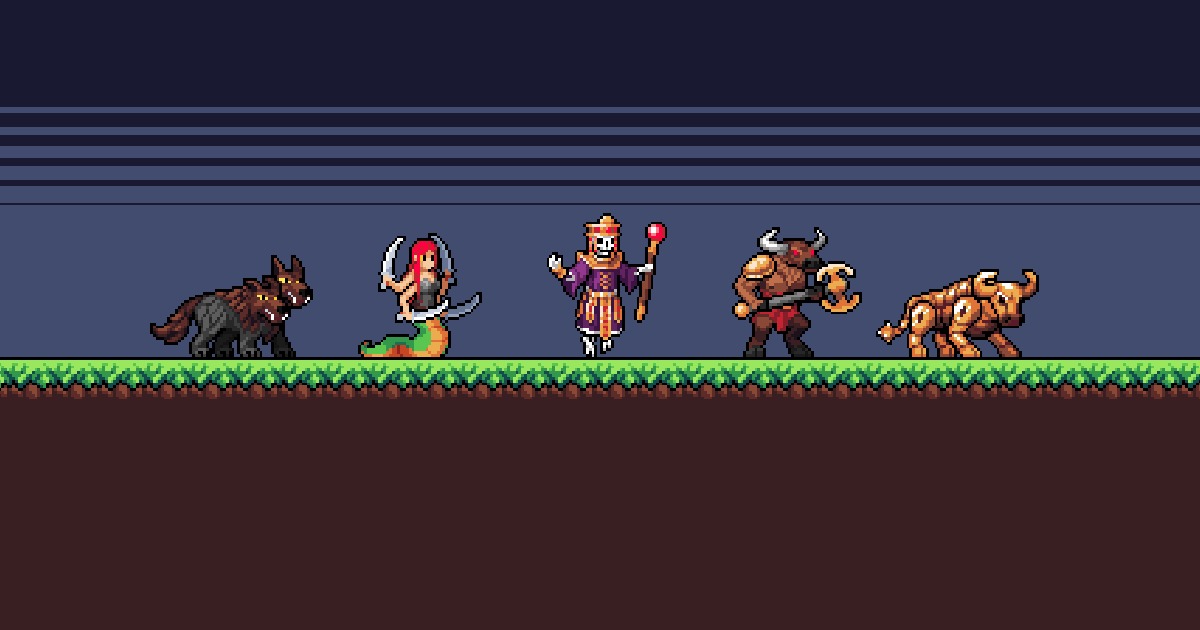 Pixel Monsters Animated Boss Pack #2 | 2D Characters | Unity Asset Store