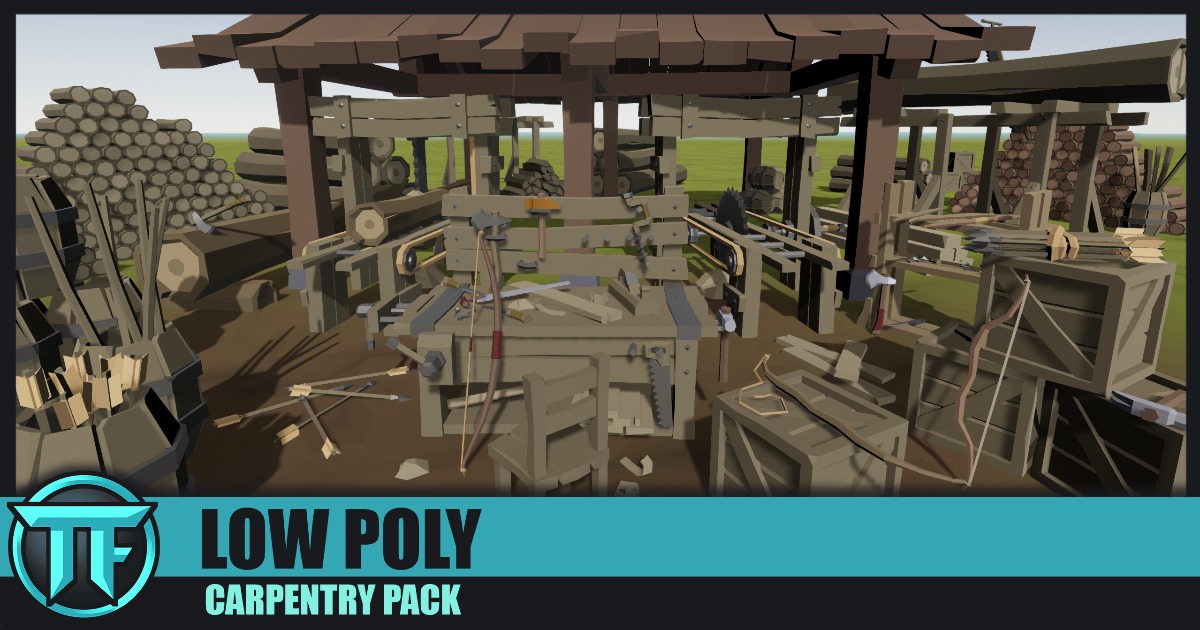 LOW POLY - Carpentry Pack | 3D Props | Unity Asset Store