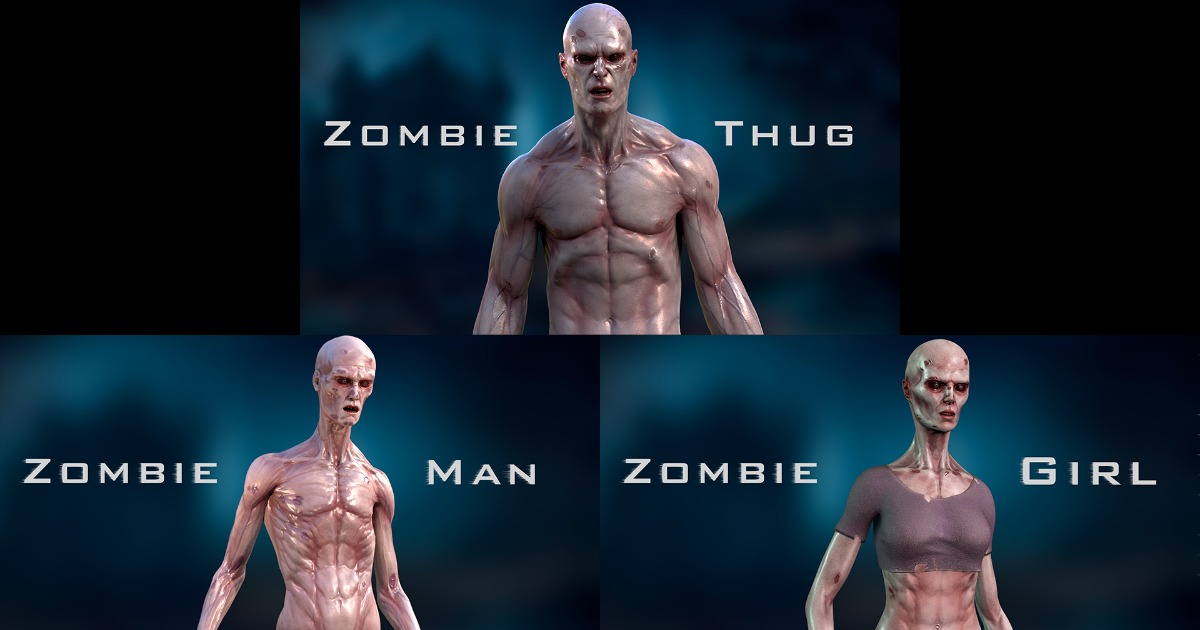 Zombies HQ Bundle | Characters | Unity Asset Store