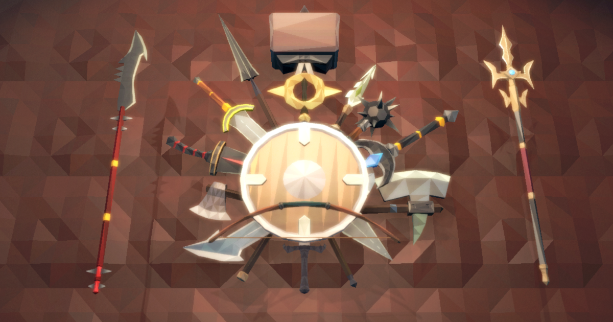 Low Poly Fantasy Weapons Pack | 3D Weapons | Unity Asset Store