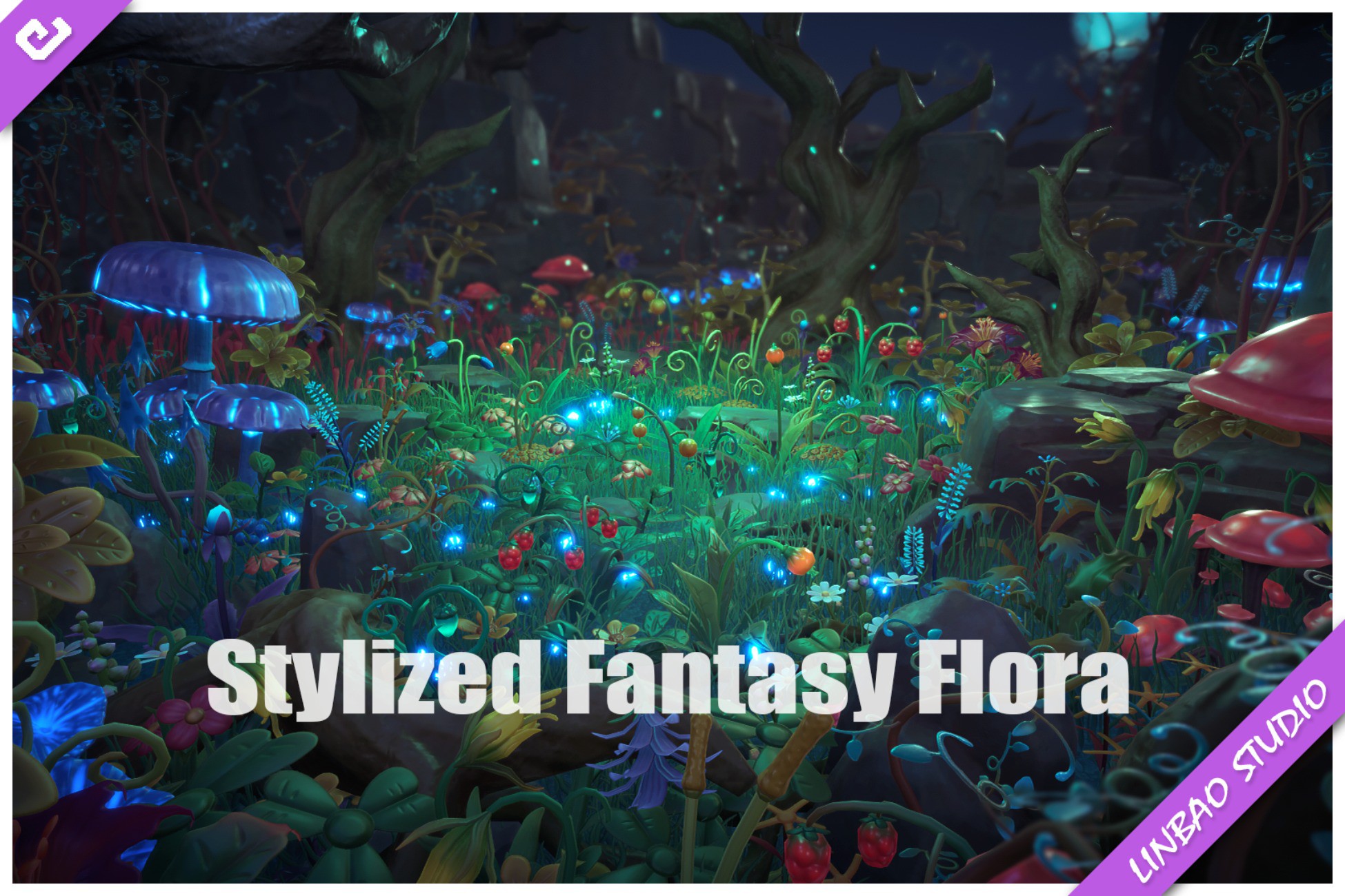 Stylized Fantasy Flora | 3D Vegetation | Unity Asset Store