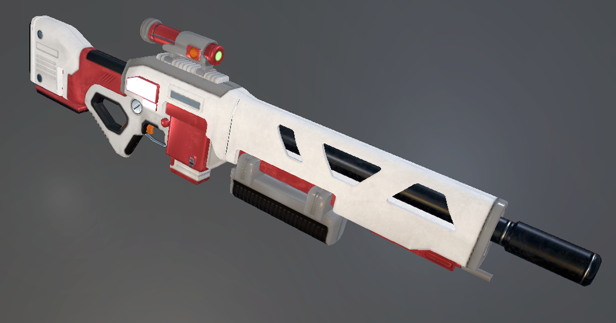 Sci-fi Kinetic Rifle | 3D Guns | Unity Asset Store