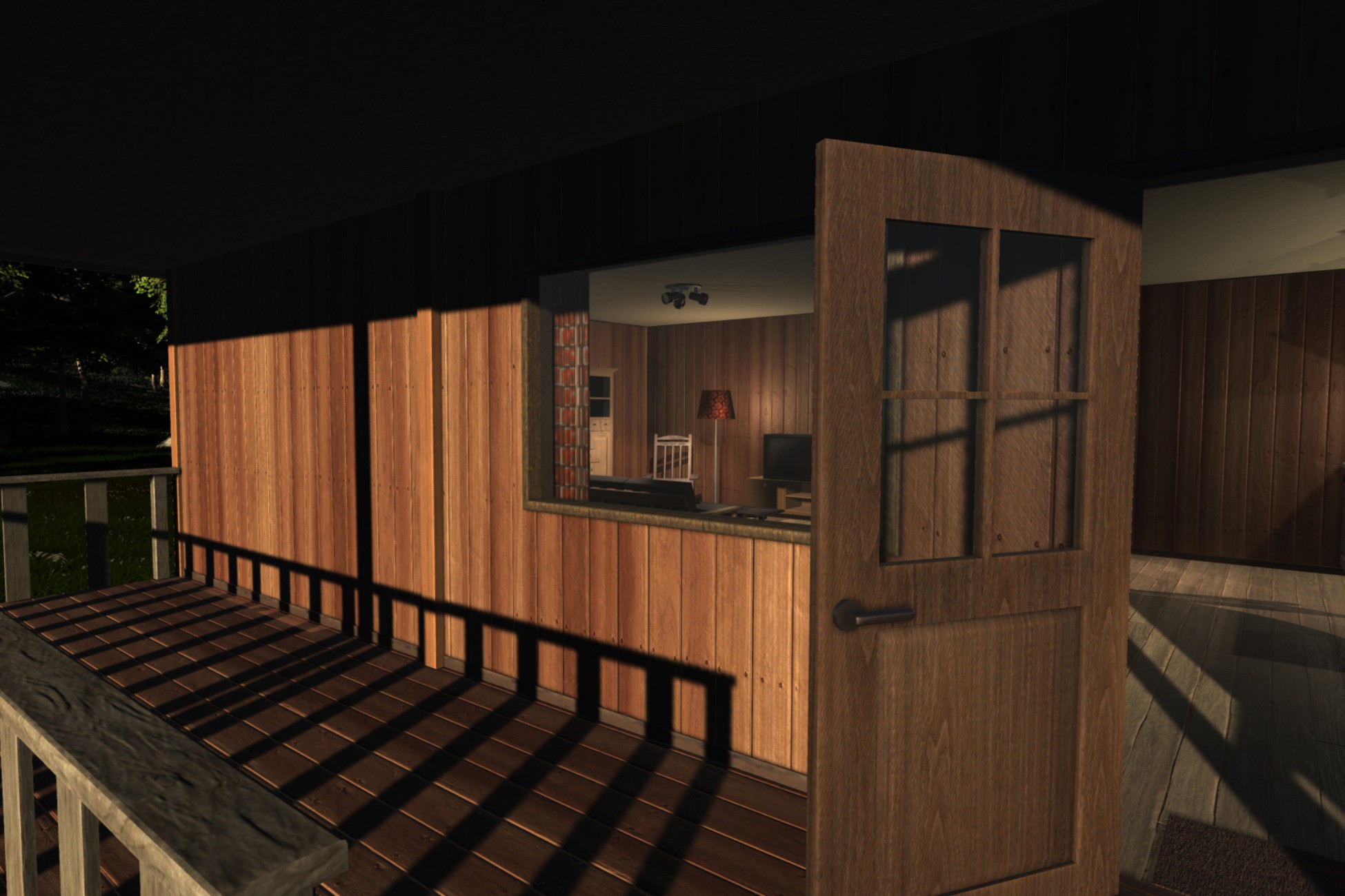 Cozy Cabin Interior- Retro 70s | 3D Environments | Unity Asset Store