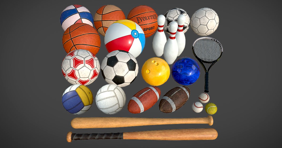 Sport Balls Pack | 3D Tools | Unity Asset Store