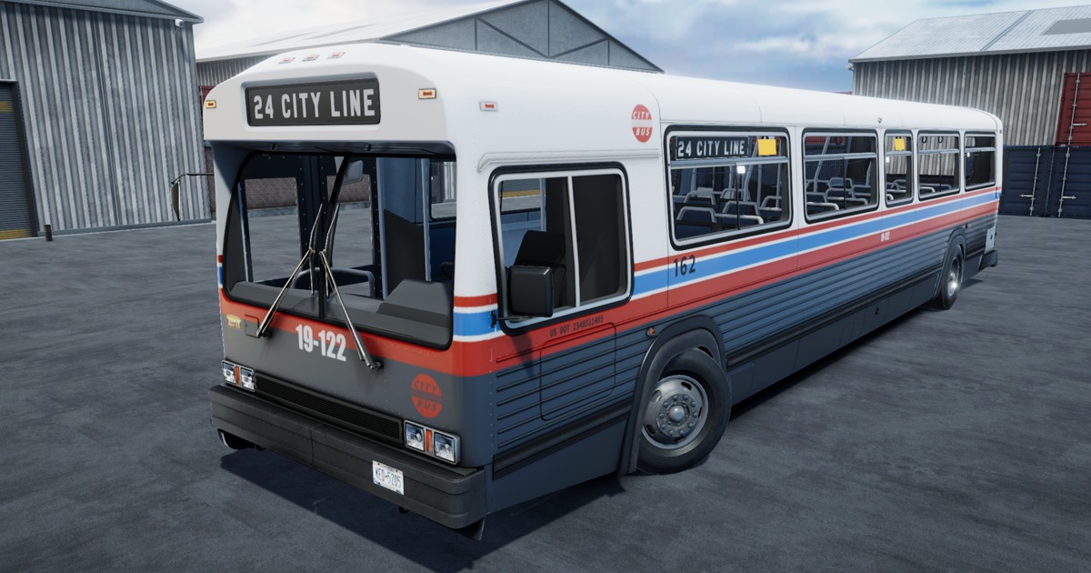 90s City Bus | 3D Vehicles | Unity Asset Store