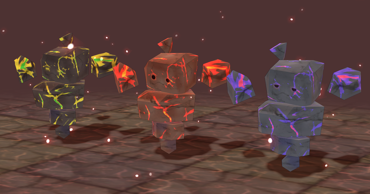 Fire Golems | 3D Creatures | Unity Asset Store