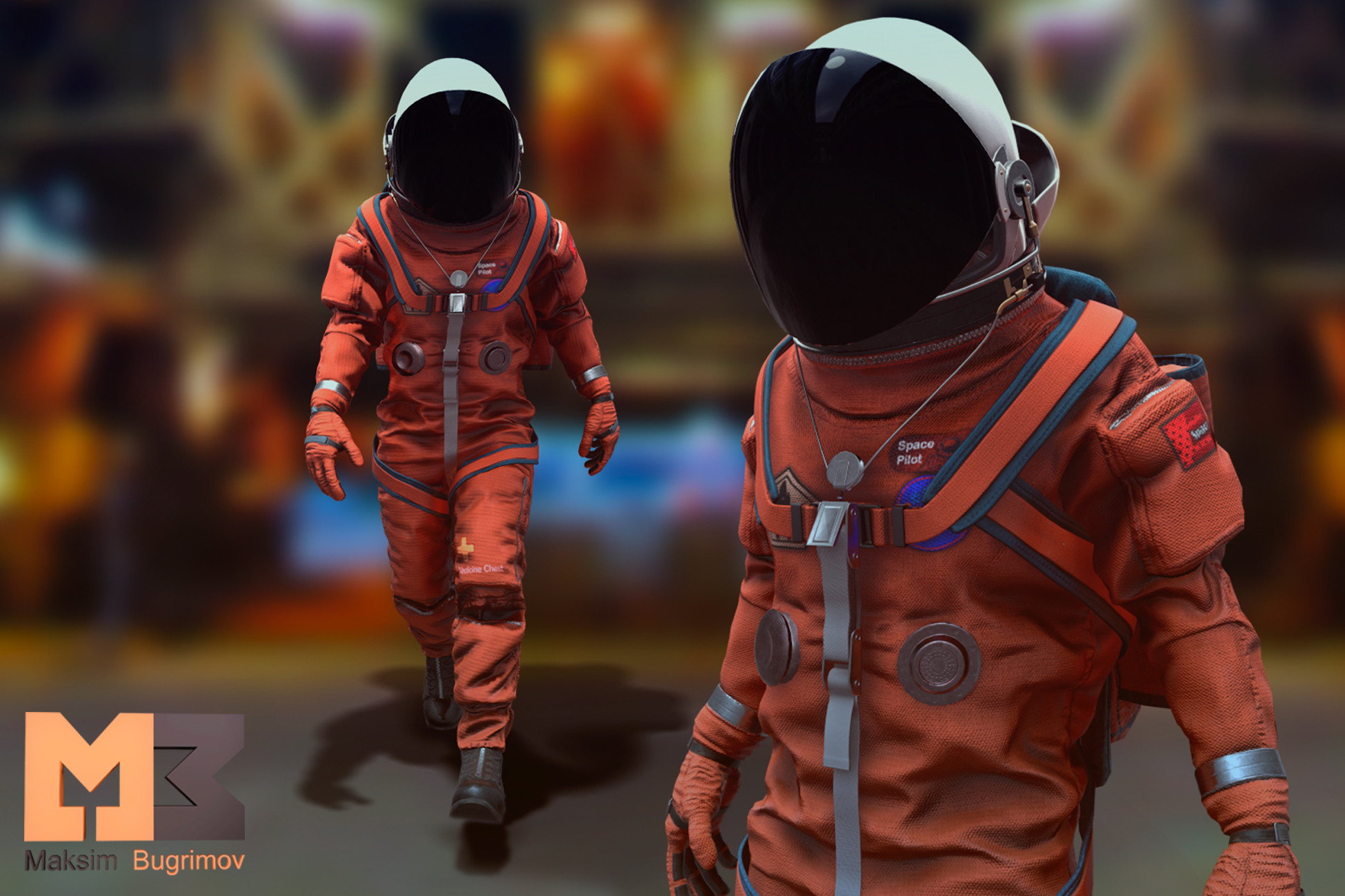 Astronaut Pilot | Characters | Unity Asset Store