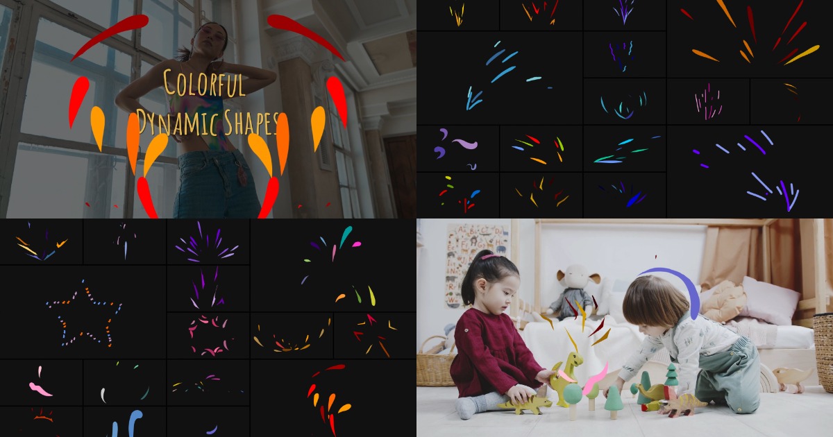 Colorful Dynamic Shapes (07.01.23) | 2D Textures & Materials | Unity ...